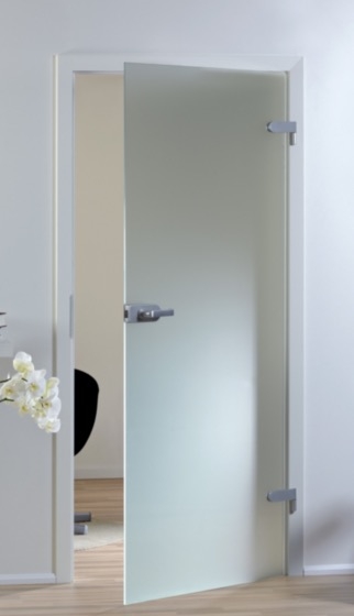 Porte Clarit standard Dépoli acid (verre sécurité 8mm) 2034x827 mm [ref ...